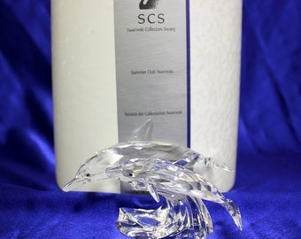 Swarovski Crystal Figurine SCS Annual Edition Lead Me the Dolphins 1990 ...