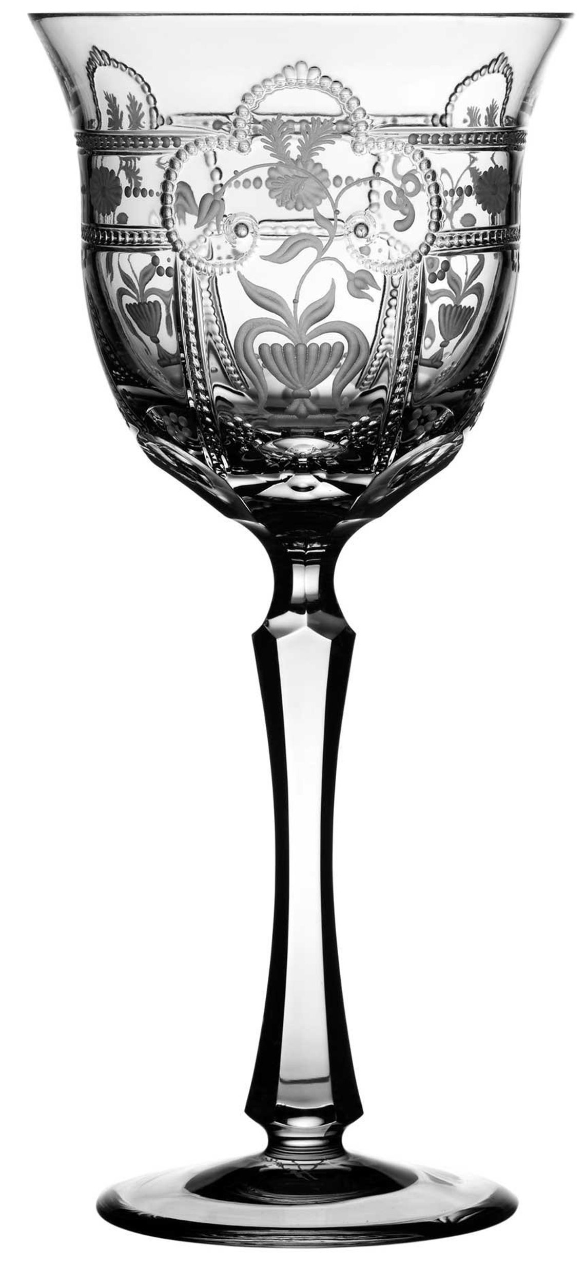 Varga Art Crystal Signed Clear Imperial Wine Glass - Etsy