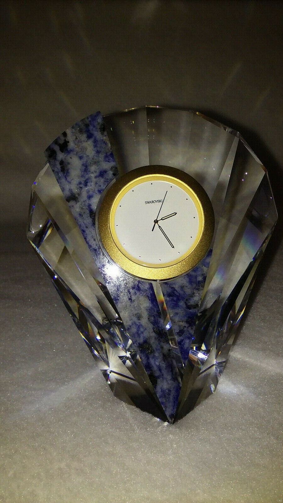 Swarovski Crystal curacao Table Clock 9280 000 026 - Etsy Australia