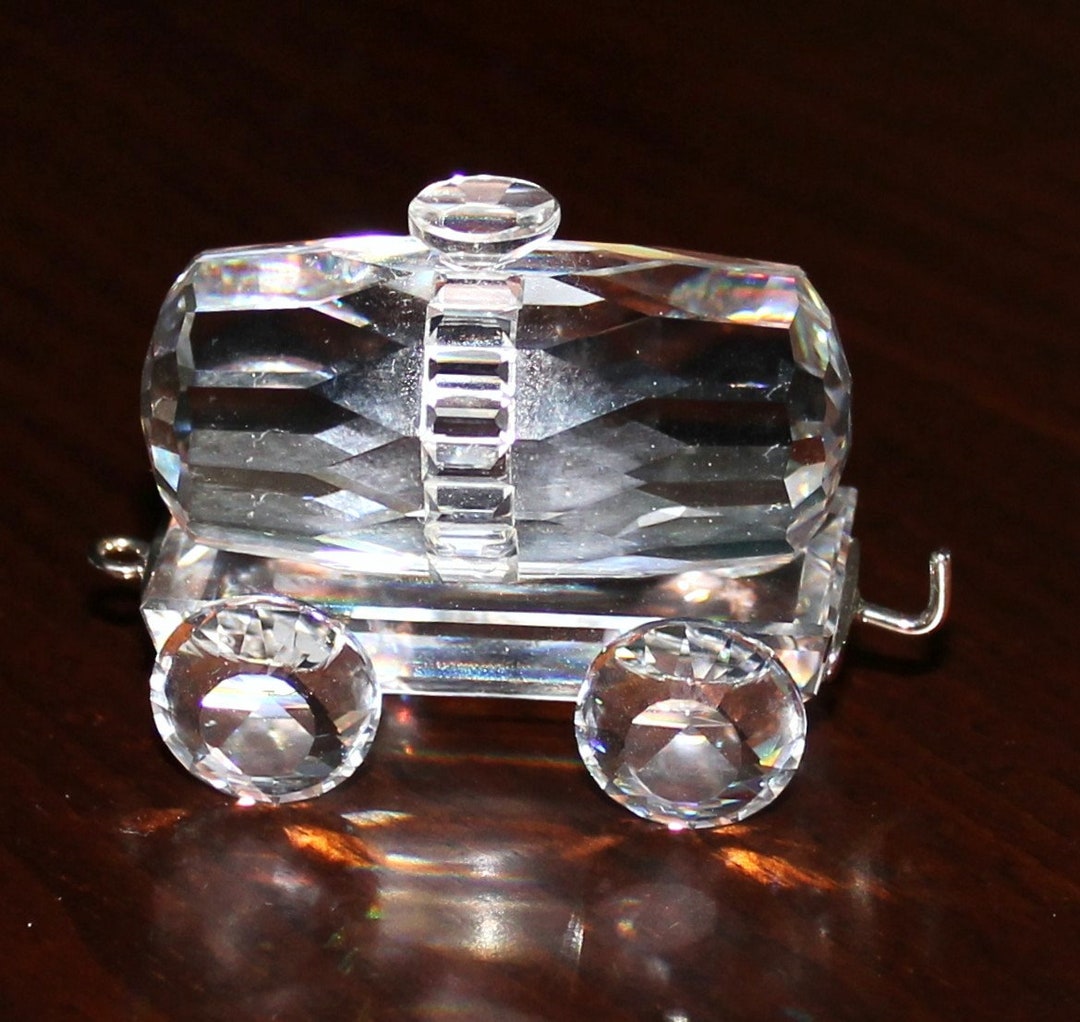 Rare!!!! Swarovski Crystal Train Tank Wagon - Etsy