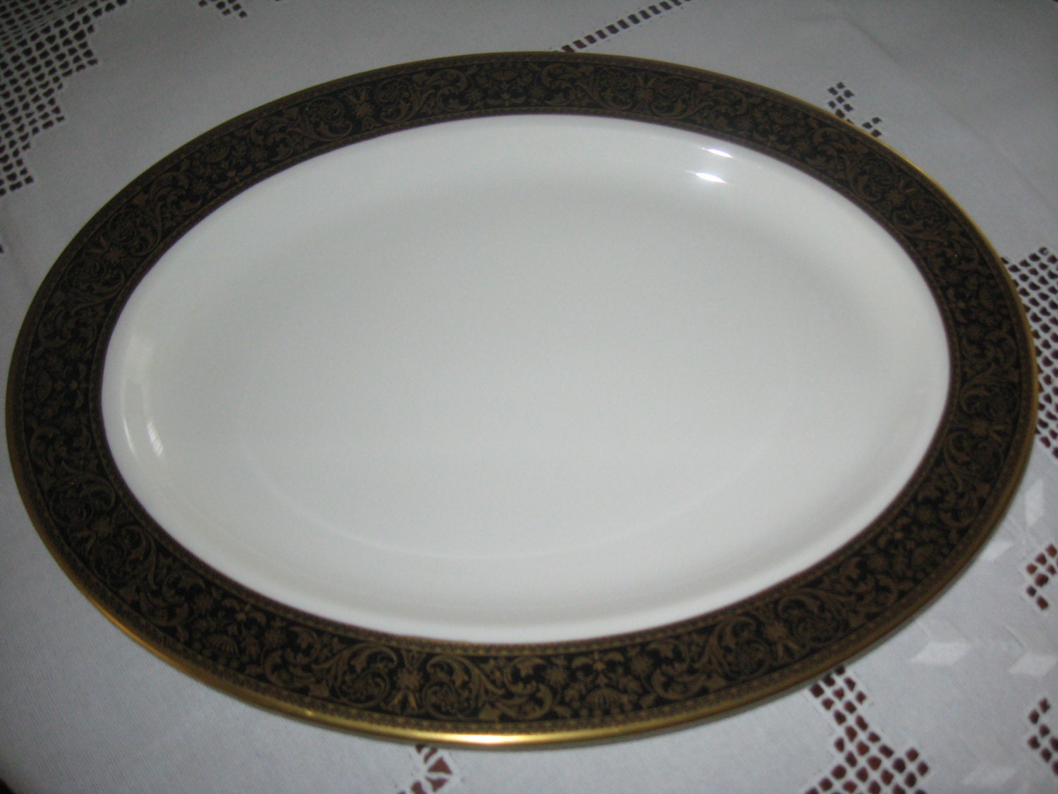 Minton Grandee Turkey Serving Platter 16 1/8 Bone | Etsy