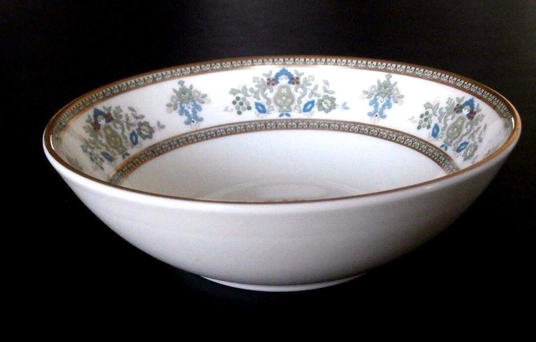 Minton Henley Green/blue Fruit/sauce Bowl; Fine Bone China: Made in ...