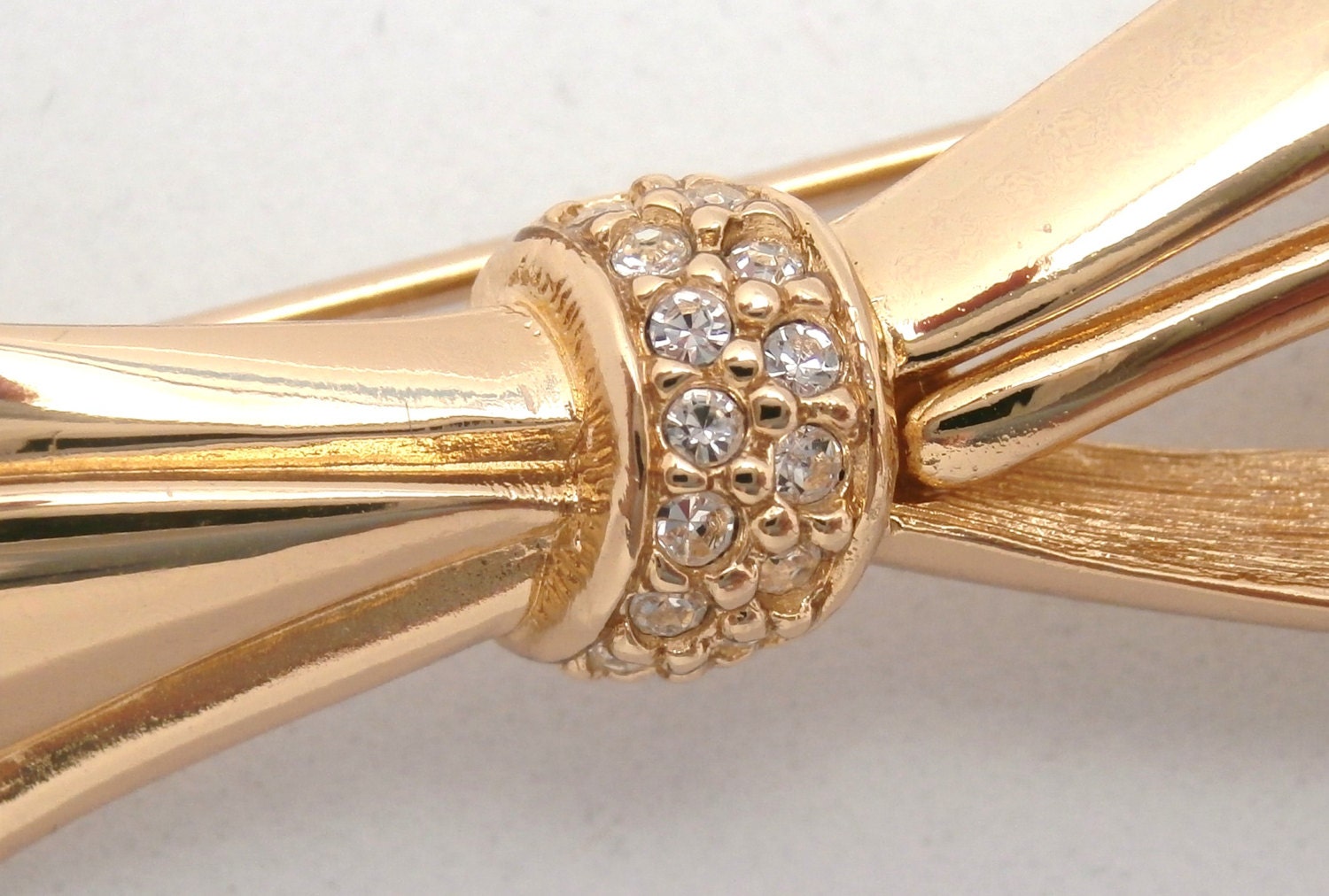 Christian Dior Pin Brooch Set With Pearls & Austrian Crystals No Logo ...