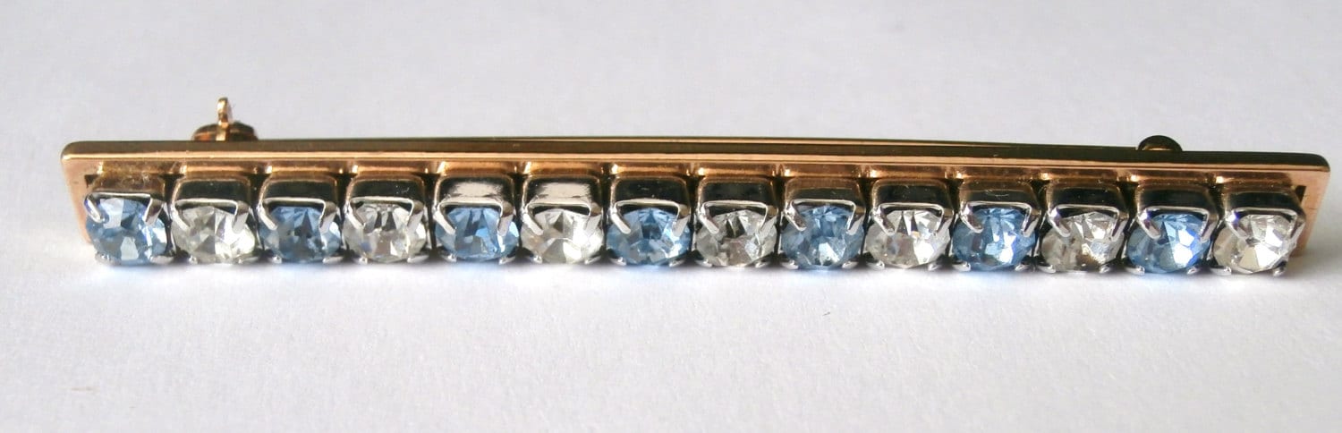 Swarovski Savvy Pin Brooch Light Sapphire Crystals Set - Etsy