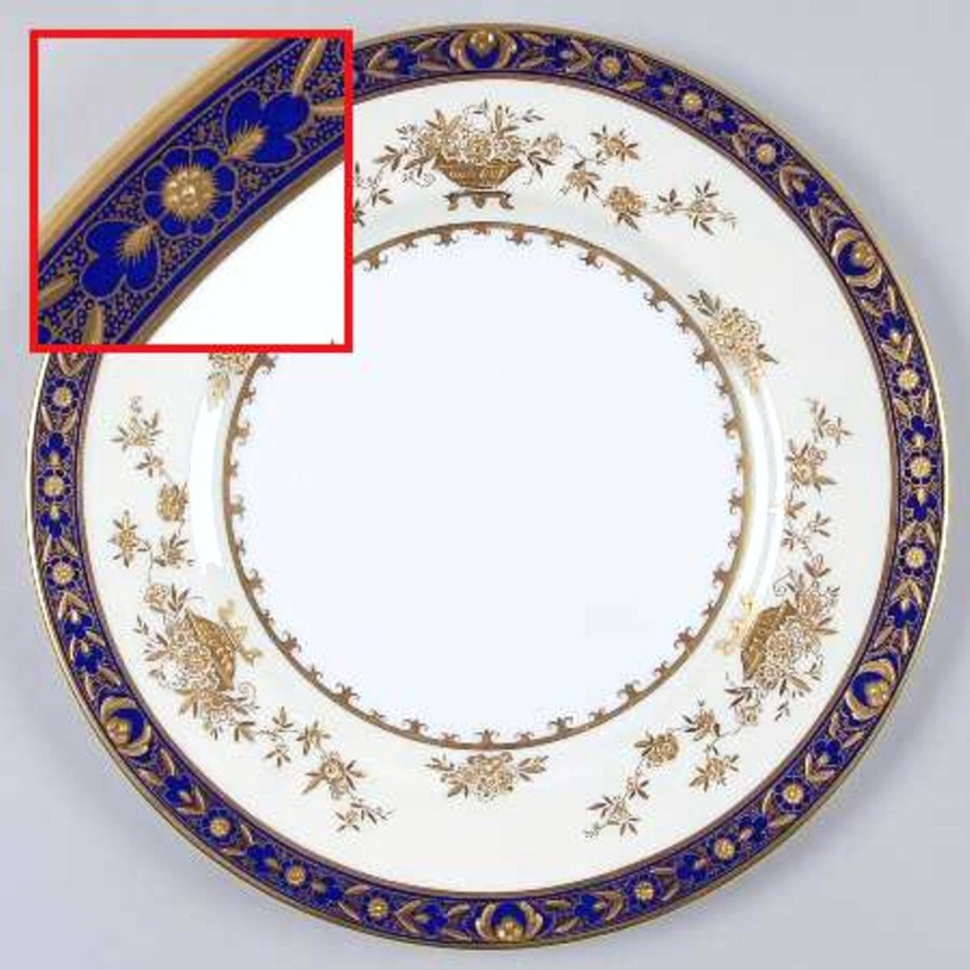 Minton Dynasty Cobalt Blue Dinner Plate English Bone China - Etsy Canada