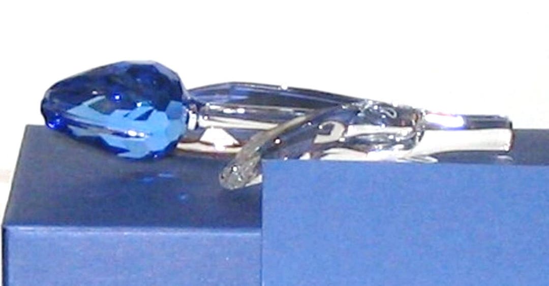 Swarovski Crystal SCS Membership Renewal Blue Tulip Mint in Box - Etsy