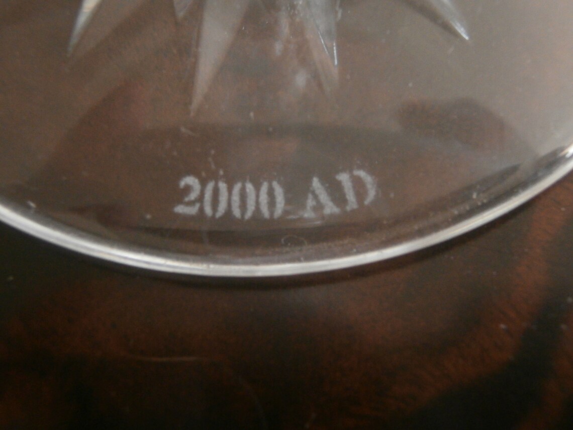 Rare Set of 6 Limited Edition Waterford Crystal Flutes - Etsy