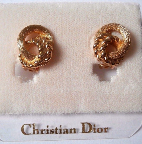 Dior earrings etsy store