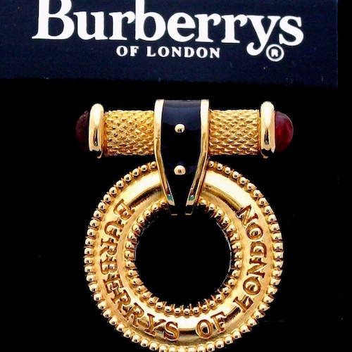 Burberrys of London Equestrian Knight Logo Pin Brooch Gold - Etsy