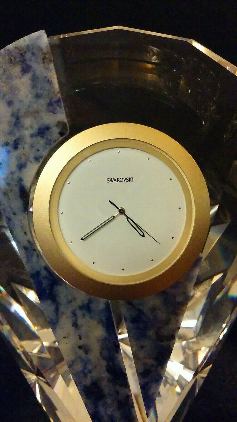 Swarovski Crystal "curacao" Table Clock 9280 000 026 - Etsy Australia