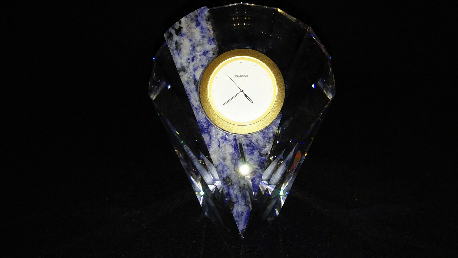 Swarovski Crystal "curacao" Table Clock 9280 000 026 - Etsy Australia