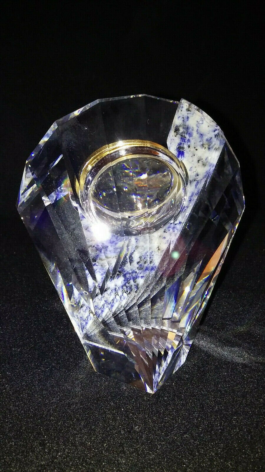 Swarovski Crystal curacao Table Clock 9280 000 026 - Etsy Australia