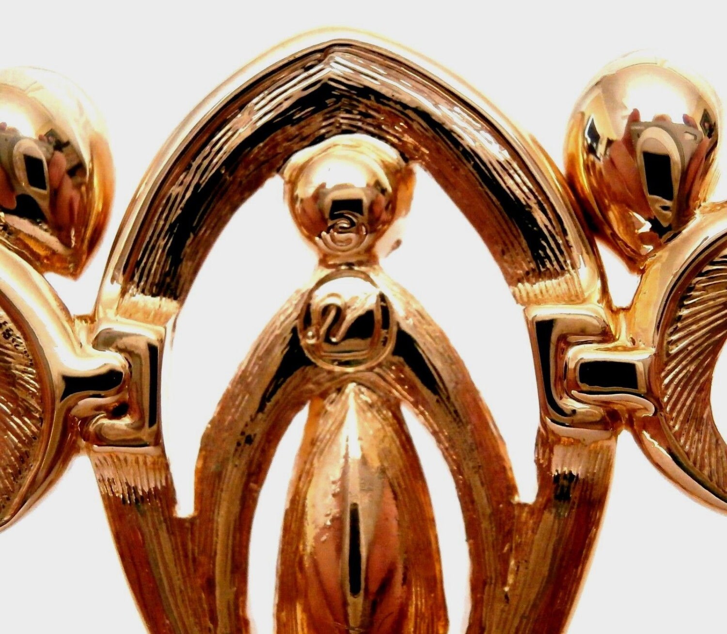 Swarovski Signed Wedding Tiara Gold Plated Set With Crystals & - Etsy