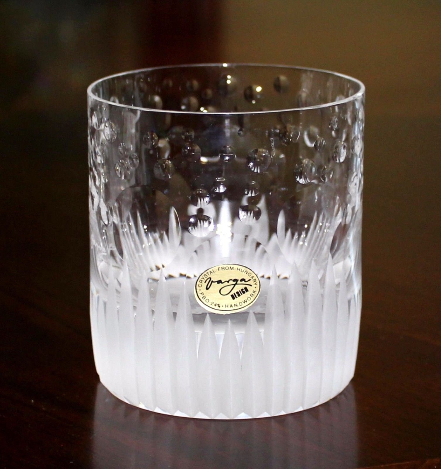 Varga Art Crystal Milano Clear Old Fashioned Glass New (2 Available ...