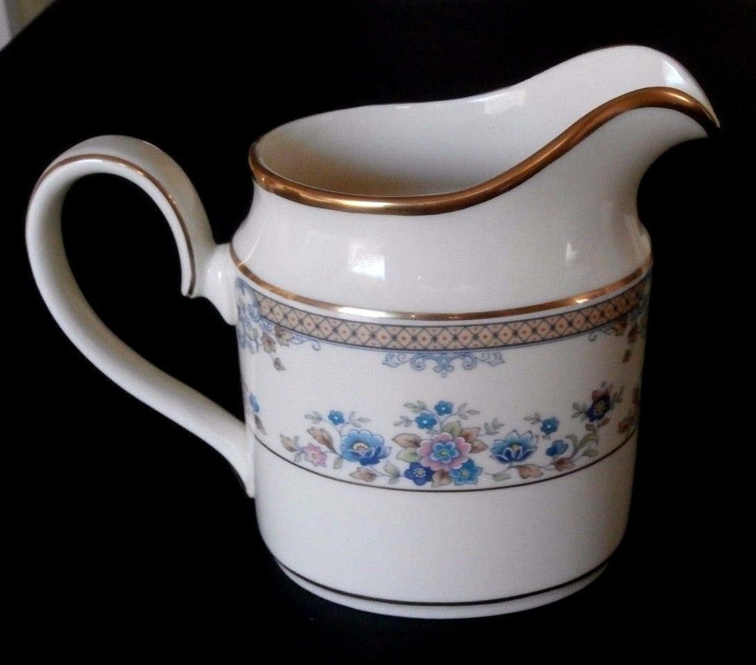 Minton Avonlea Blue/pink; Creamer, Fine Bone China: Made in England - Etsy