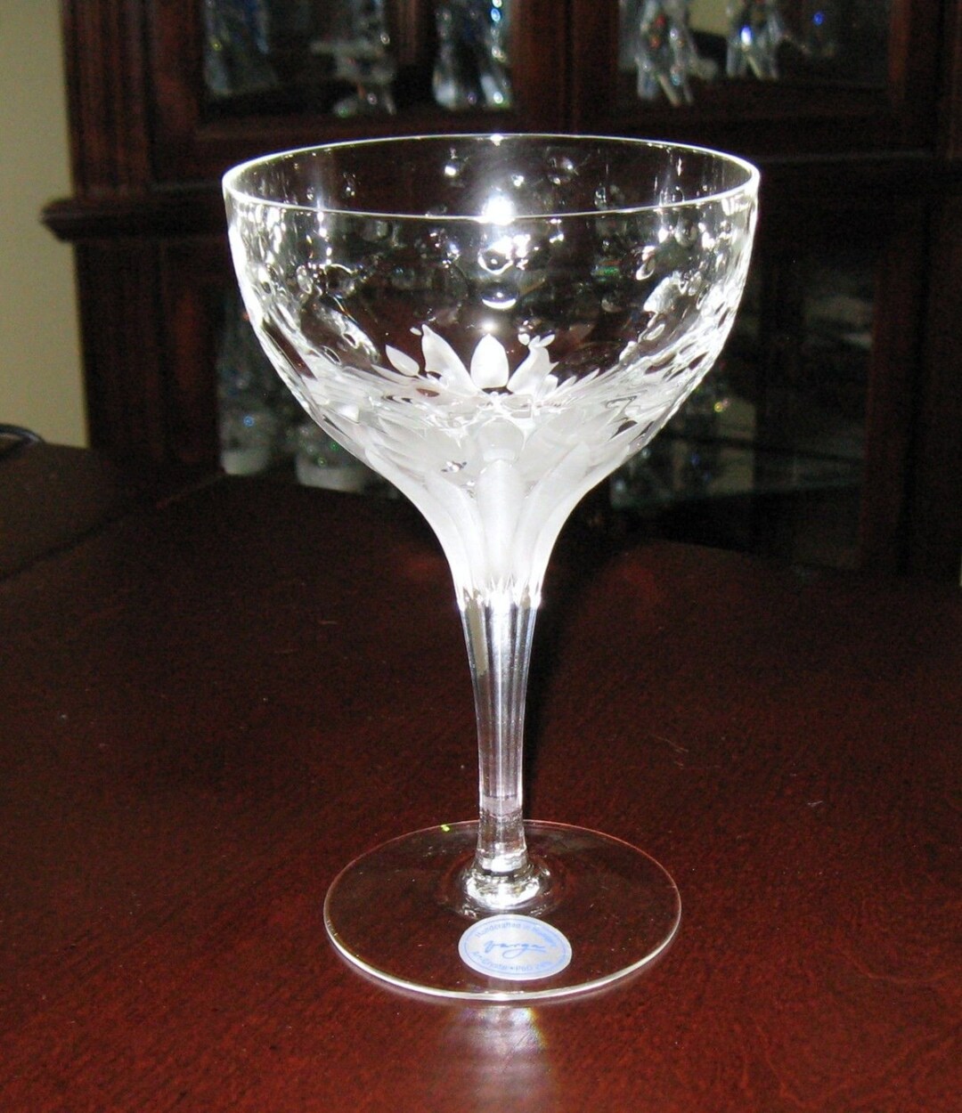 Varga Art Crystal Signed Milano Clear Cocktail Glass (8 Available) - Etsy