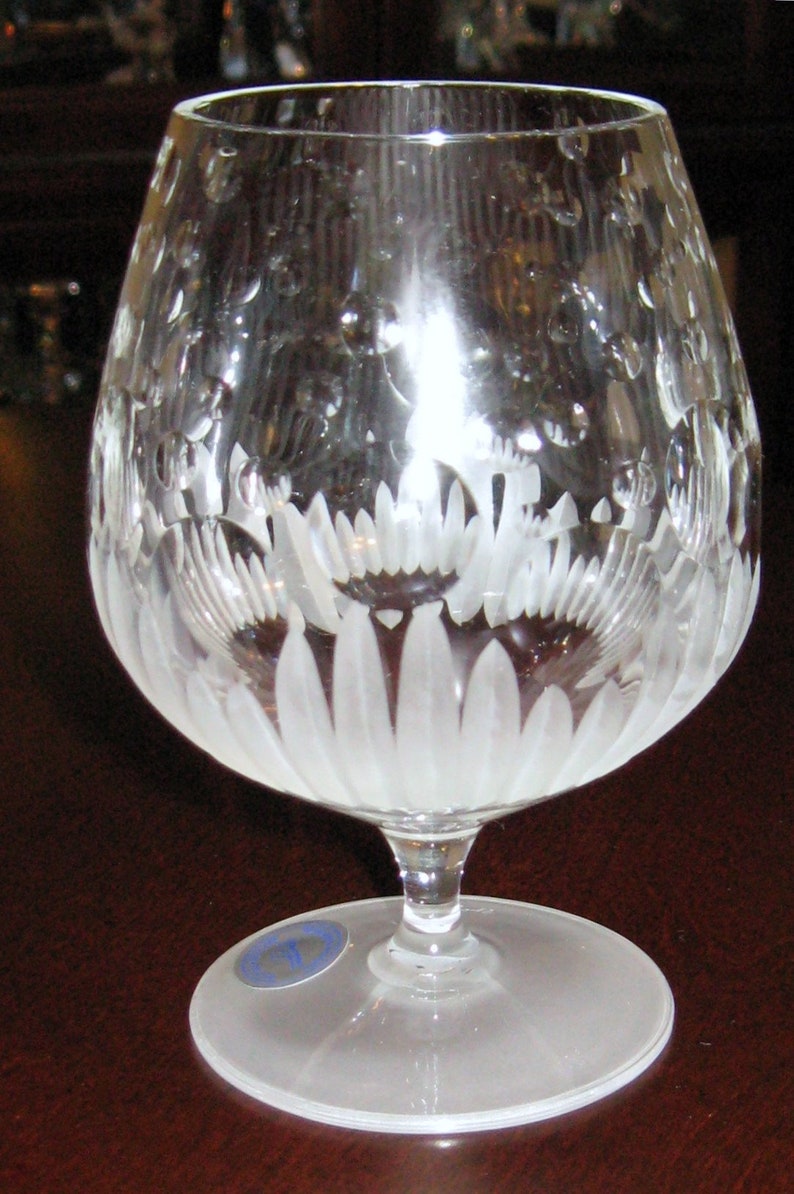 Varga Art Crystal Milano Brandy Glass Snifter New 6 - Etsy
