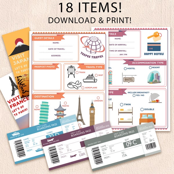 Travel Printable - Etsy