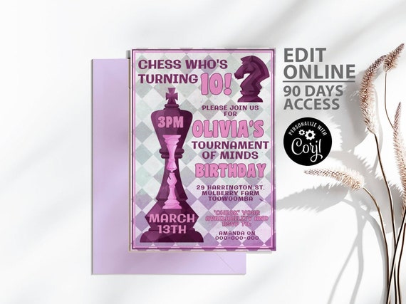 Chess Tournament Invitation