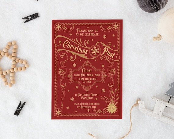 Antique Victorian Party Invitation