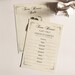 Jane Austen Regency Era Replica Dance Card, Printable Party Decoration ...