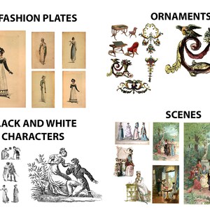 Regency Era Journal Printables, Instant Downloads, Jane Austen Digital ...