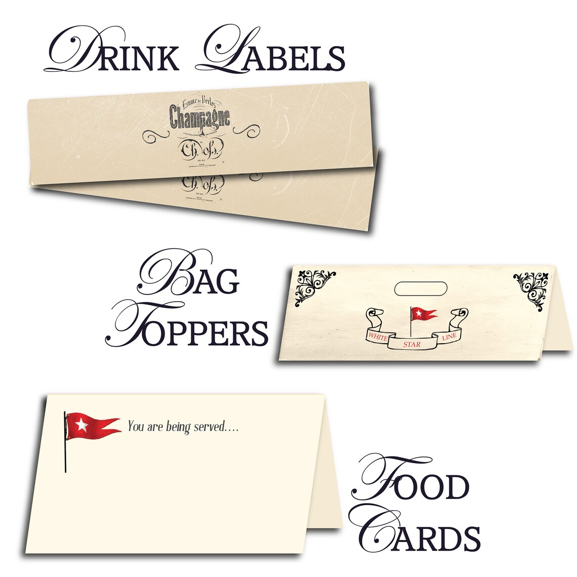 Titanic Party Decorations Bundle Titanic Birthday - Etsy