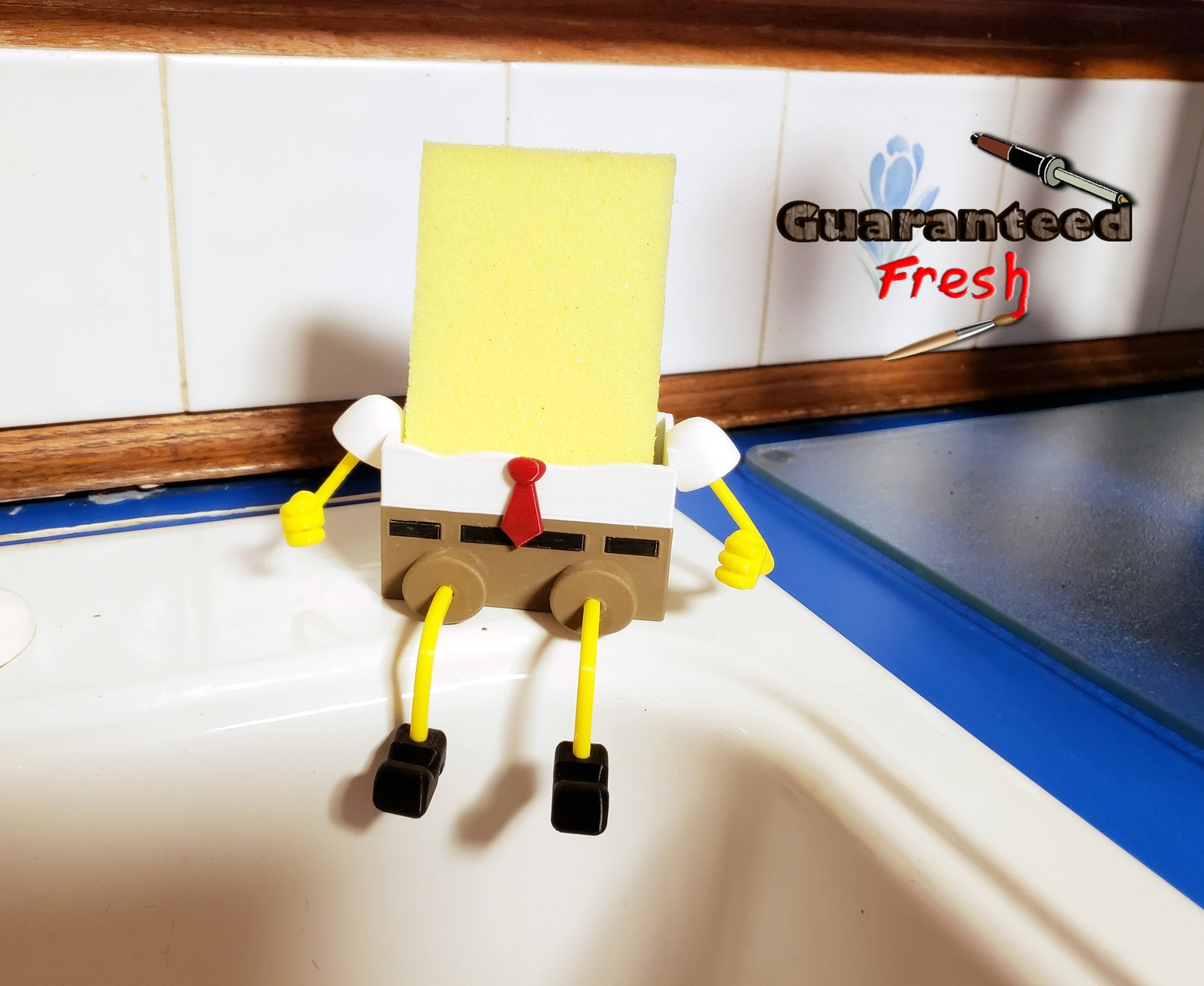Spongebob Sponge Holder 3d Printed Spongebob Squarepants - Etsy