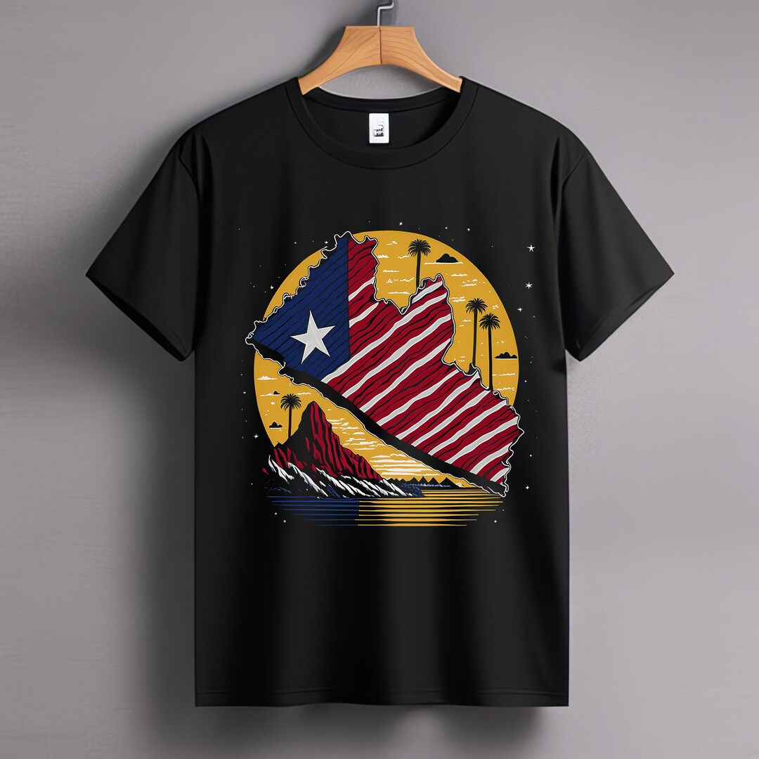 Liberia Map T-shirt, Patriotic Design, African Pride, Travel Souvenir ...