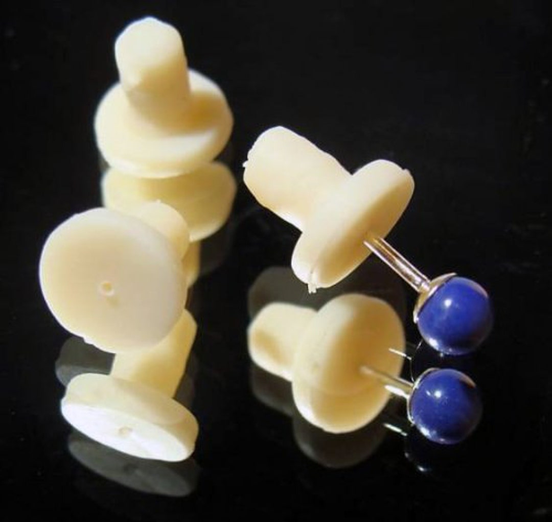 Baby Backs Replacement Earring Backs, Soft Rubber Backs 6 Pair Pack - Etsy