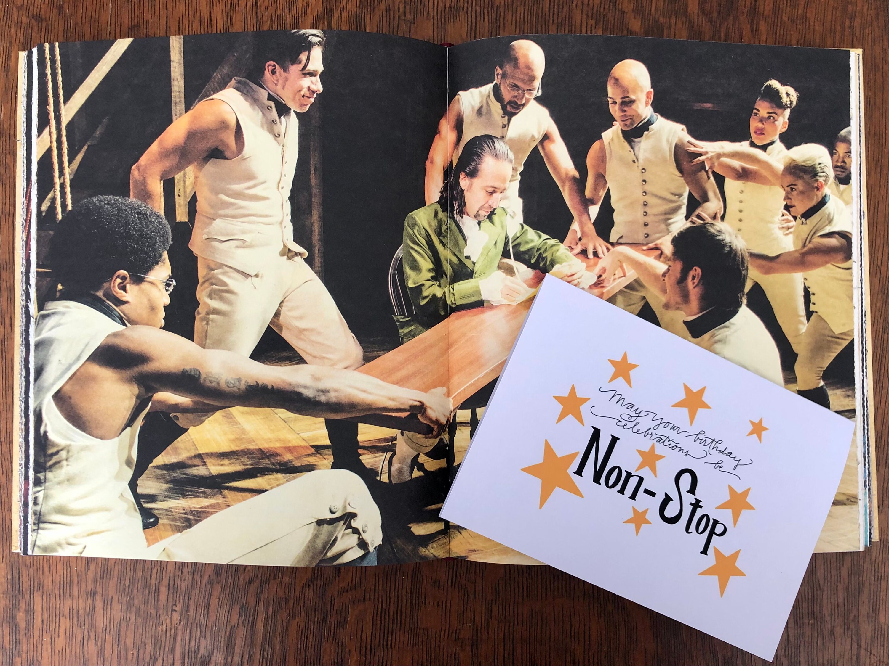 Hamilton Birthday Card | Non Stop | Hand Lettered - Etsy