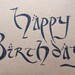 Hobbit / Lord of the Rings Birthday Card, Kraft or White Paper, Blank ...