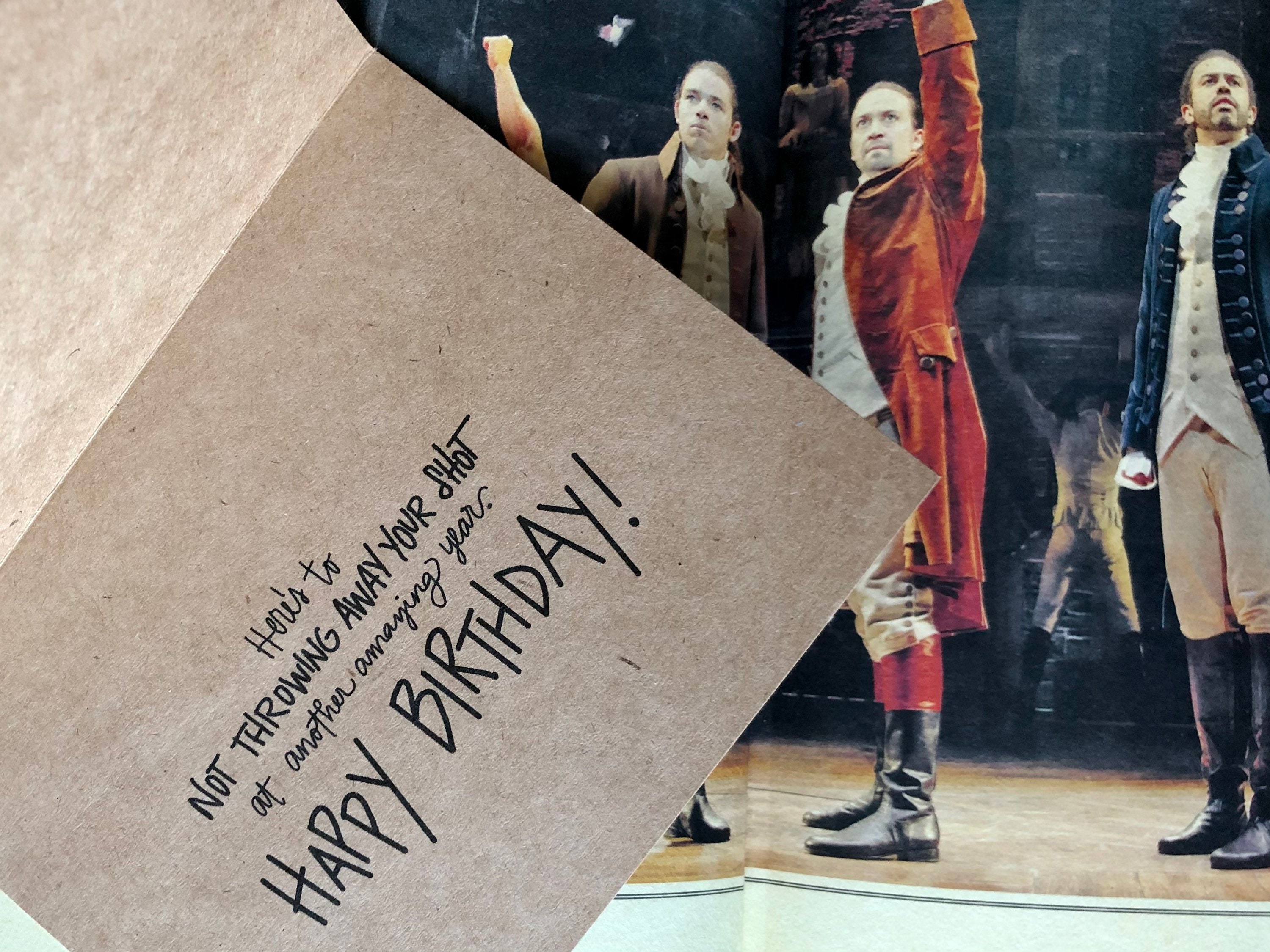 Hamilton Birthday Card Young Scrappy and Hungry | Etsy