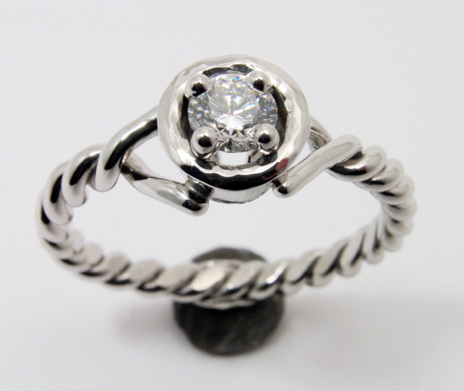 1/4 Carat Canadian Diamond Hammer Formed Diamond Flower 10% - Etsy