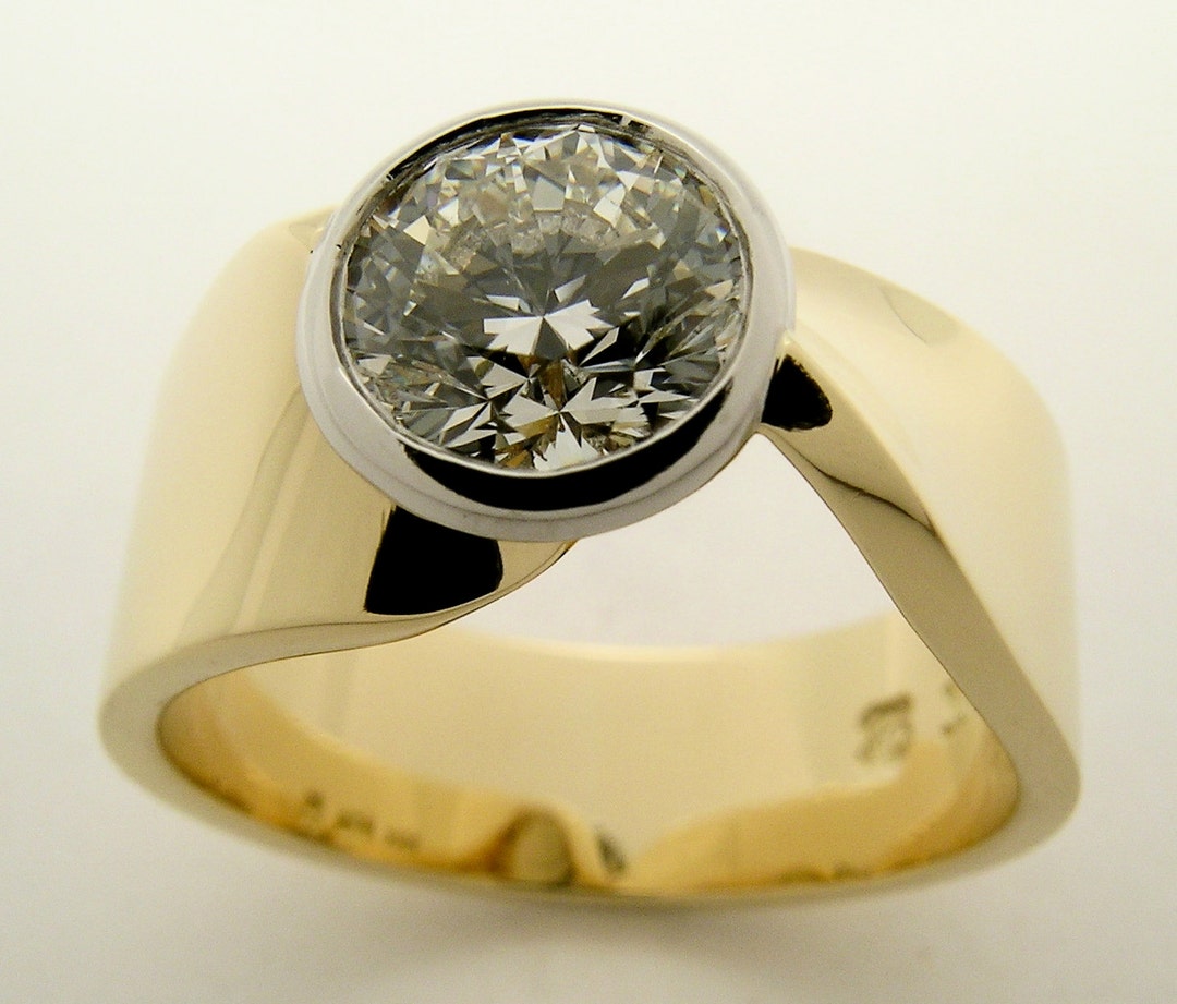 1 Carat Canadian Diamond Eternal Twist Engagement Ring - Etsy