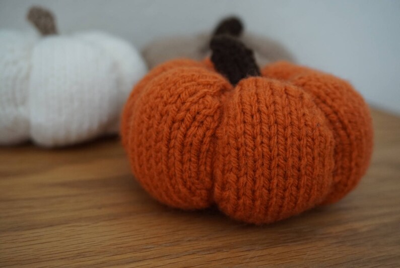Knit Pumpkins | Fall Decor - Etsy
