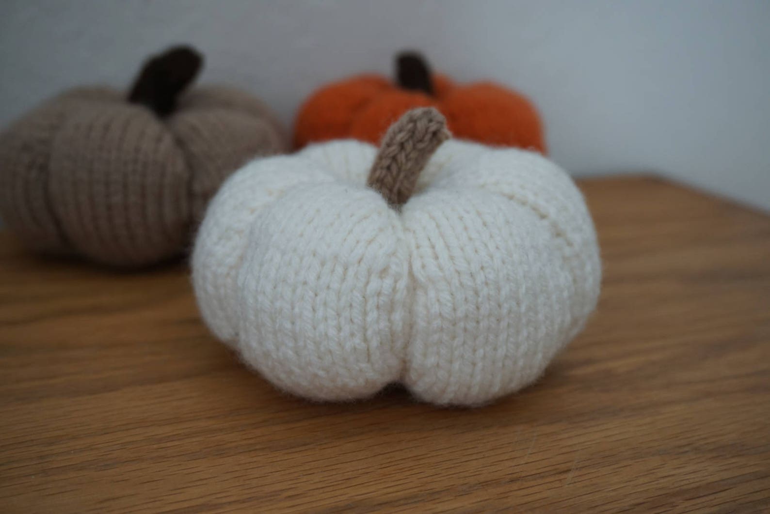 Knit Pumpkins | Fall Decor - Etsy