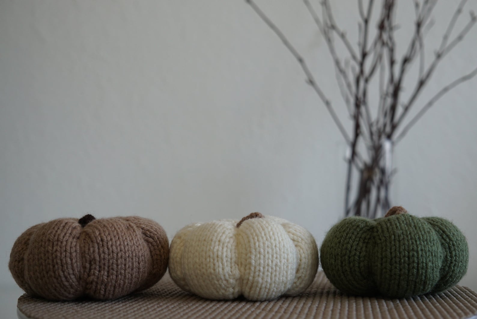 Knit Pumpkins | Fall Decor - Etsy
