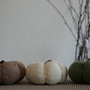 Knit Pumpkins | Fall Decor - Etsy