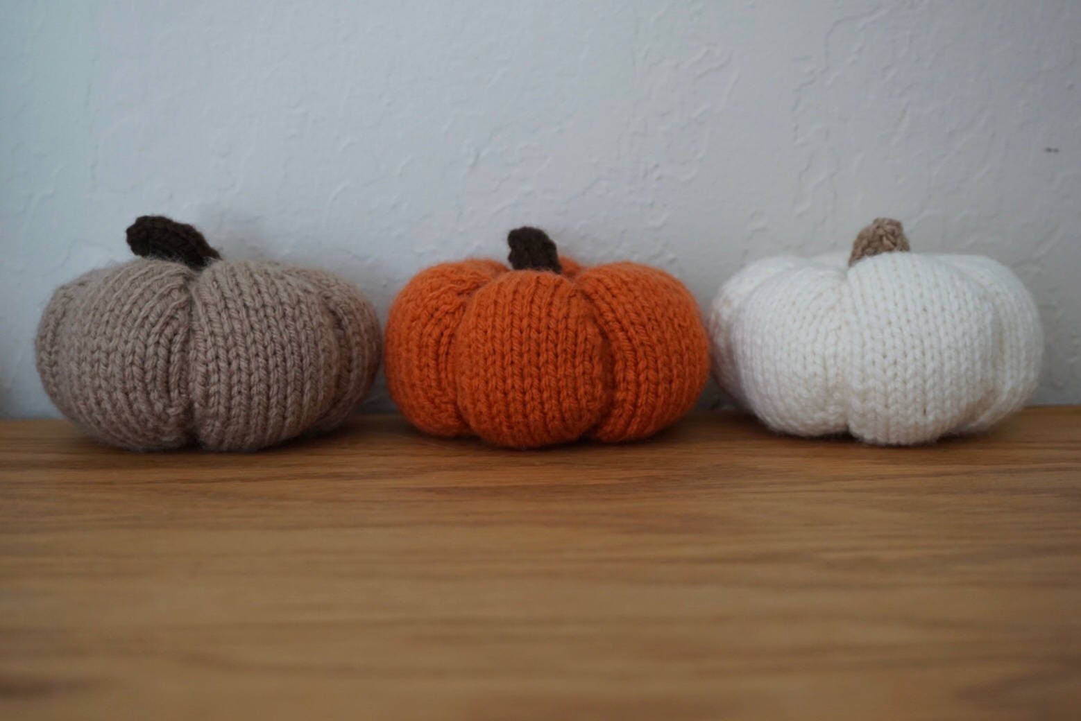 Knit Pumpkins | Fall Decor - Etsy