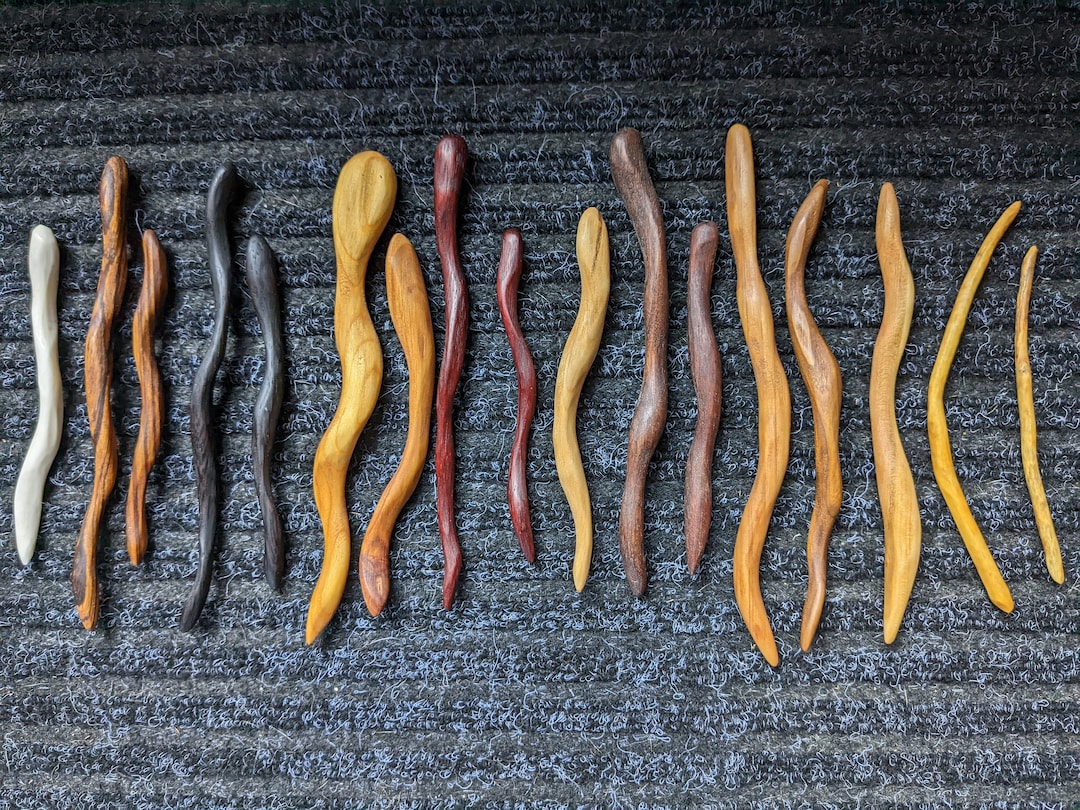 Hair Sticks (native and Exotic Woods, and Bone) for ALL Long Hair Types ...