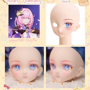 Shines Workshop ※ Digital Sketch for Bjd/dollfiedream - Etsy