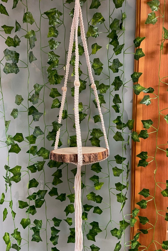 Indoor Planters Planters & Pots Home & Living Wooden base plant hanger ...