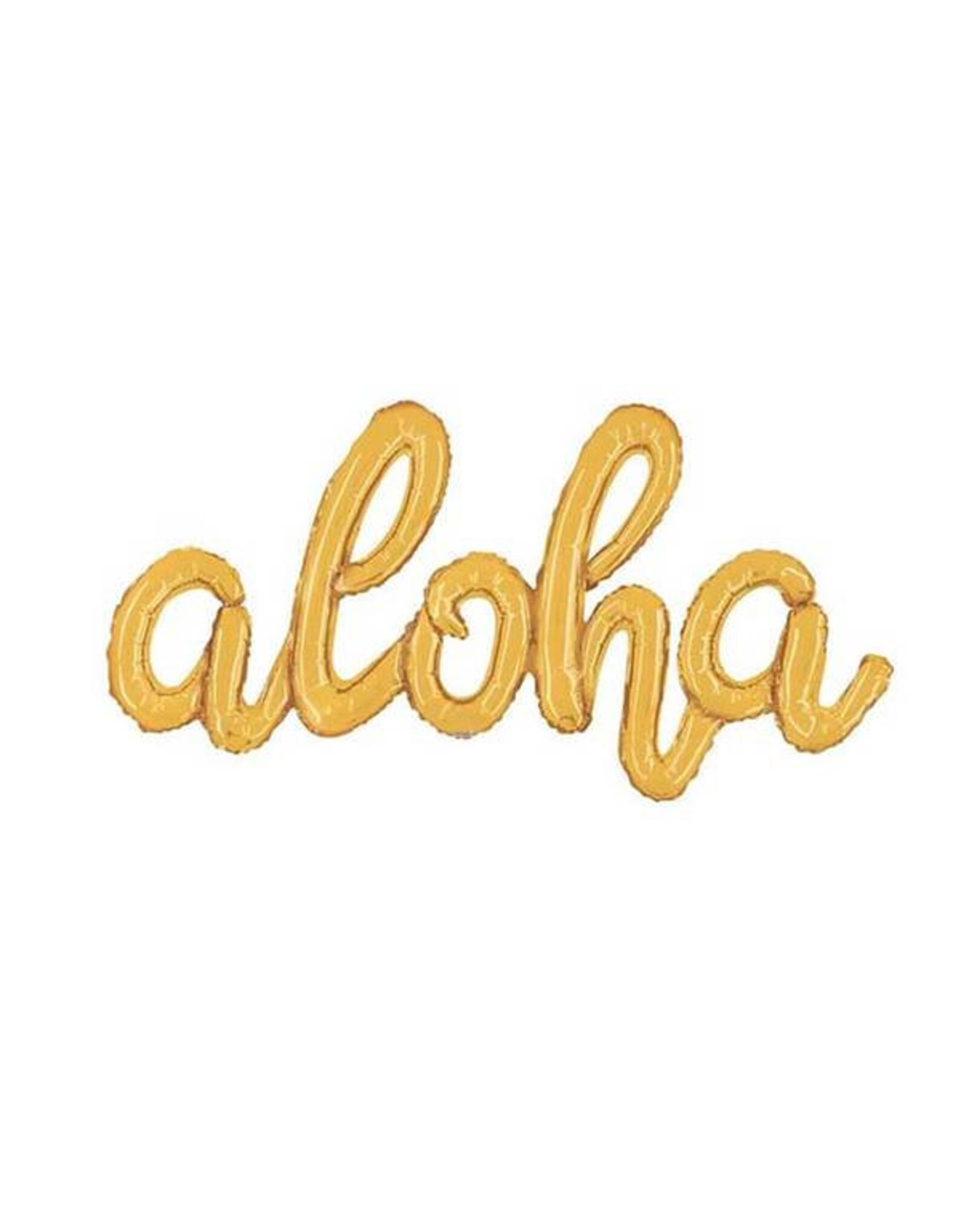 16 Script aloha Cursive Balloon Foil Letters - Etsy