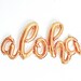 16 Script aloha Cursive Balloon Foil Letters | Etsy