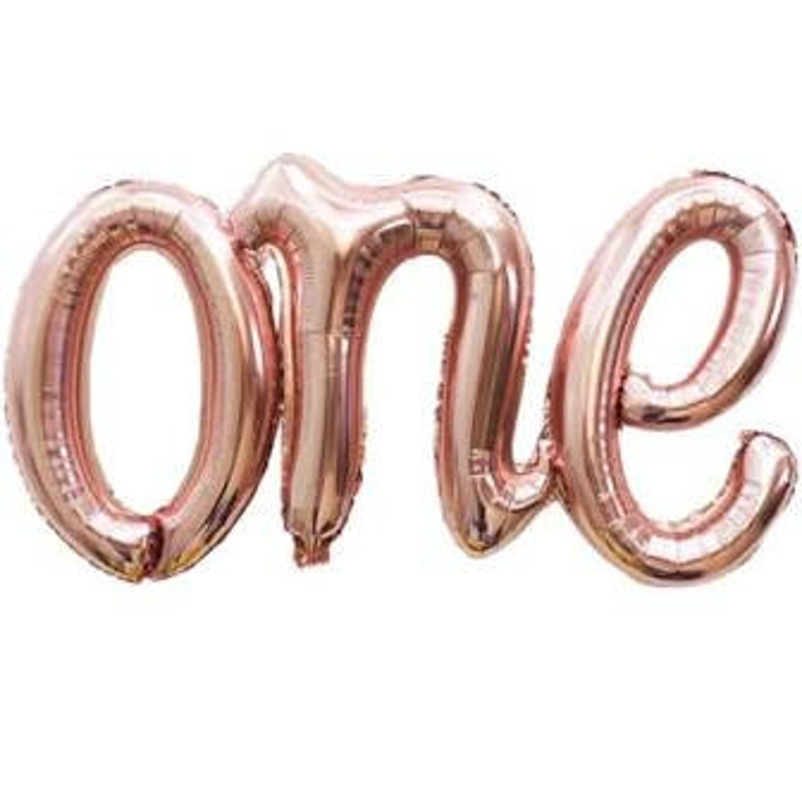 16 Script one Cursive Balloon Foil Letters - Etsy