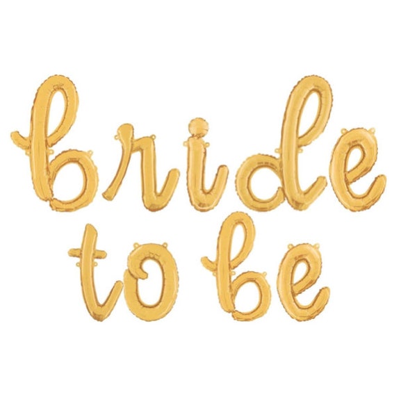 Gold Bride Balloon - Etsy