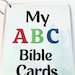 Printable ABC Bible Card / Memory Verse Card / Bible ABC / ABC Bible ...