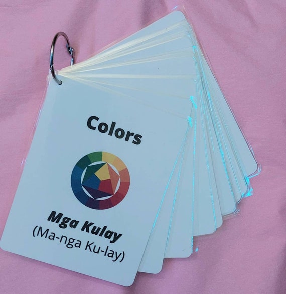 Printable English-filipino Colors / Learning Colors in | Etsy Canada