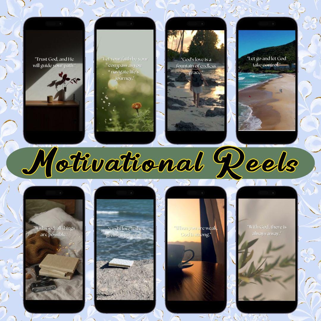 400 Christian Reels, Affirmation, Bible Verses, Inspirational Reels ...